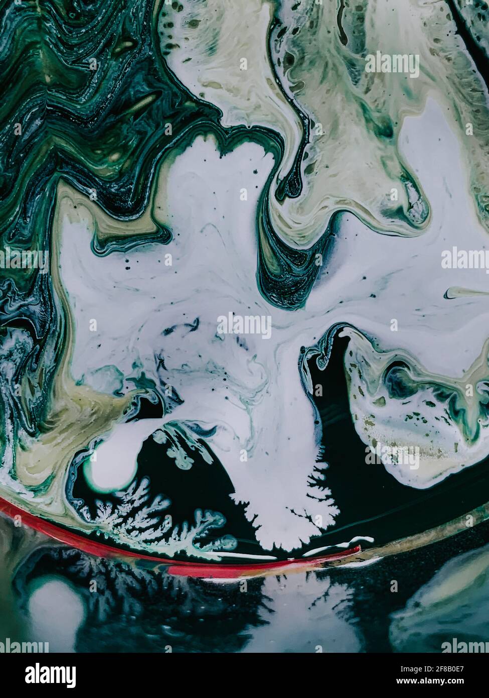 Vertical shot of a colorful mixed paint background for wallpapers Stock ...