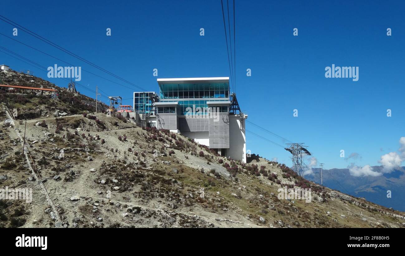 Loma Redonda Station in Merida, Venezuela - longest cable car in the ...