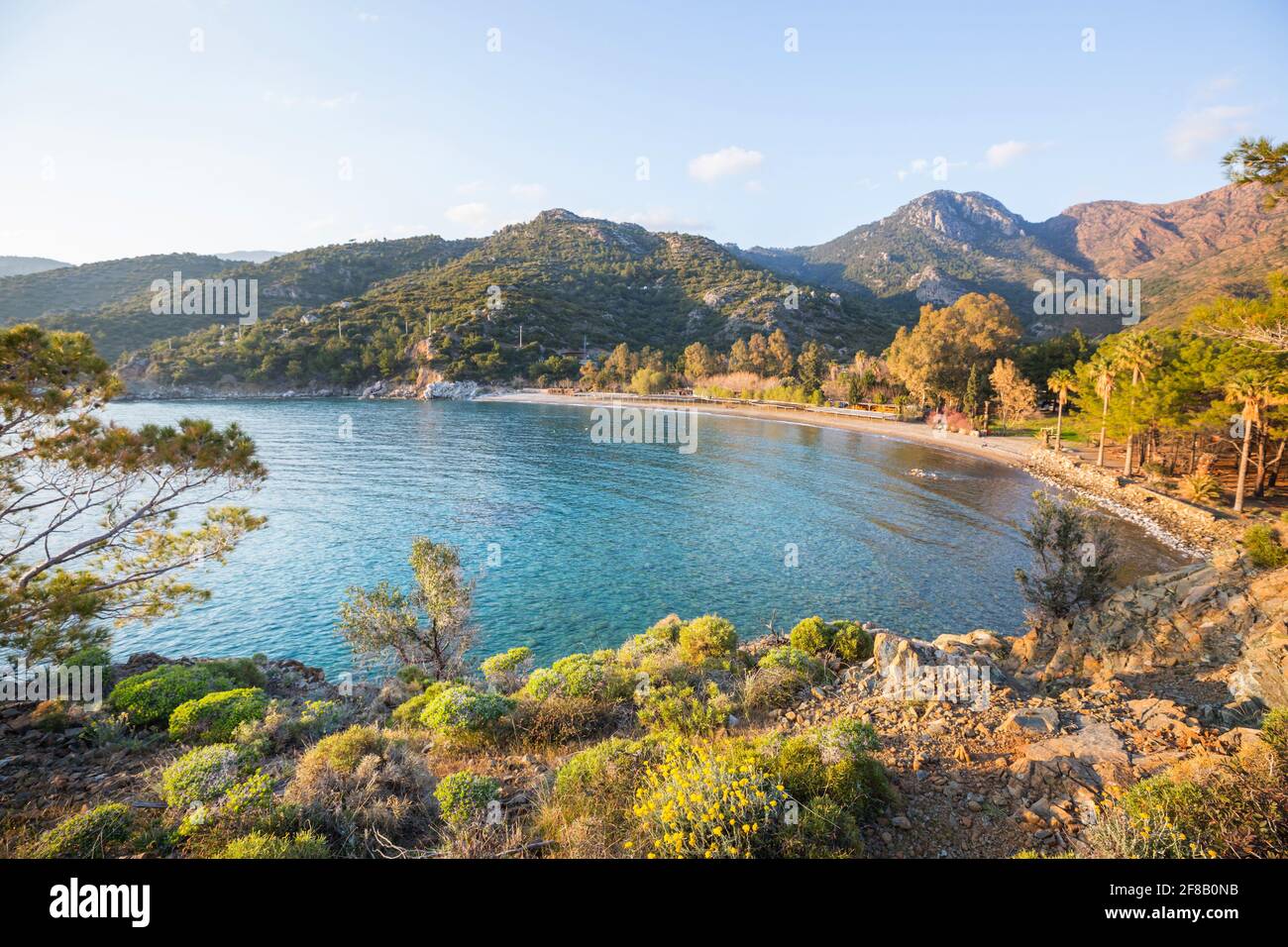 Beautiful sea coast in Turkey Stock Photo - Alamy