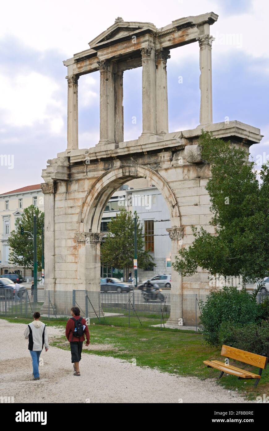 Hadrian's Arch, Porte d'Hadrien, Athens, Greece, Europe Stock Photo - Alamy