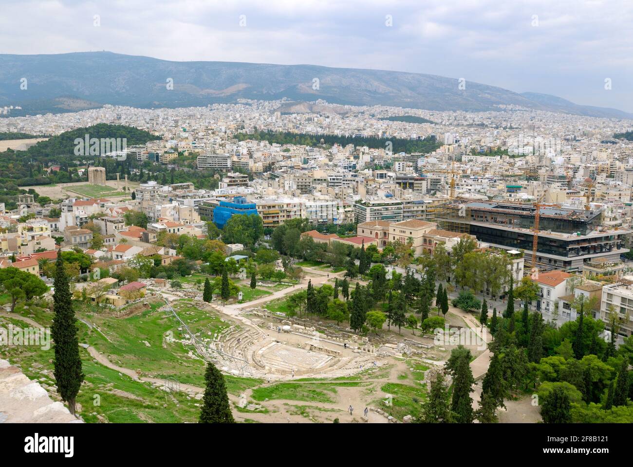 Dionysus Theatre at southern slope of acropolis, Athens, Greece, Europe ...