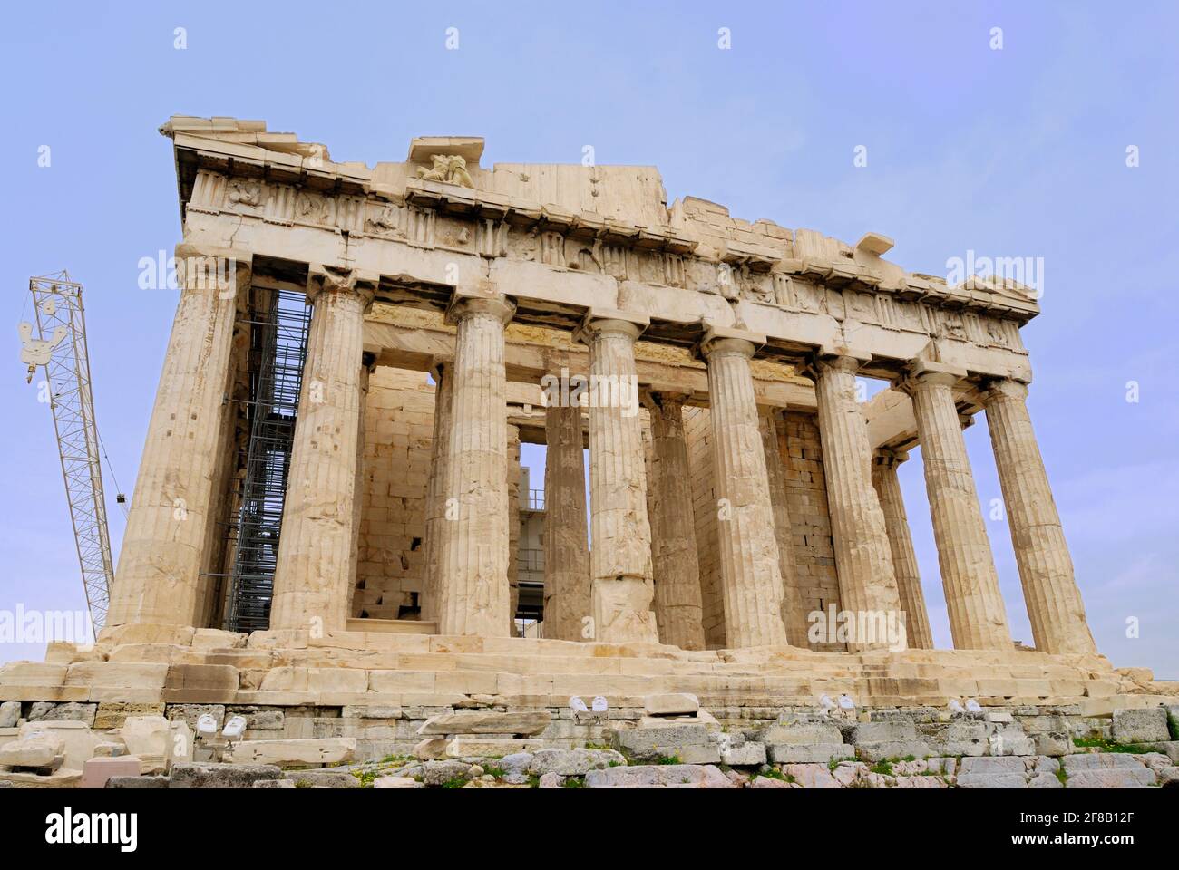 Parthenon (Athena Parthenos) is the impressive main temple of the ...