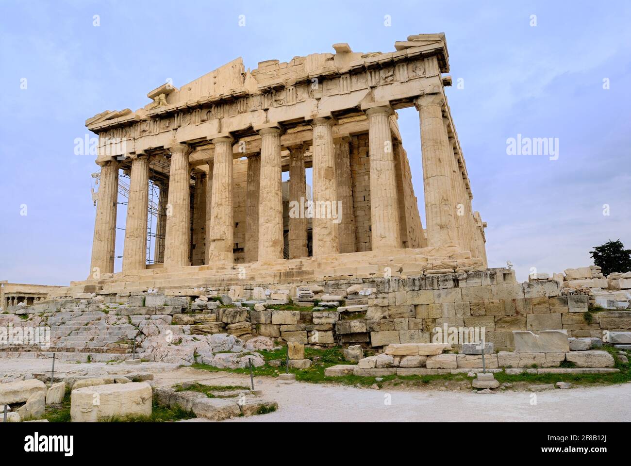 Parthenon (Athena Parthenos) is the impressive main temple of the ...