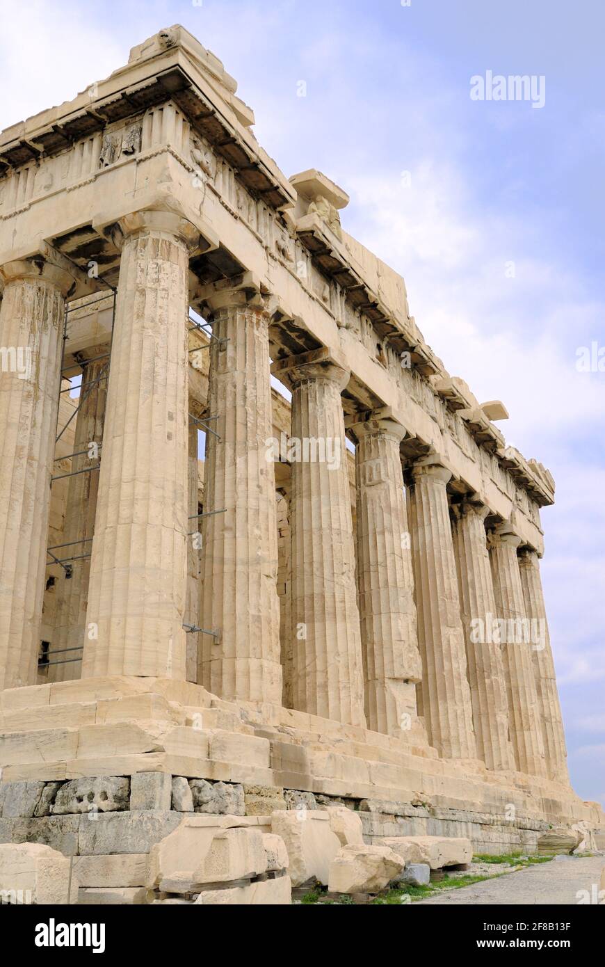 Parthenon (Athena Parthenos) is the impressive main temple of the ...