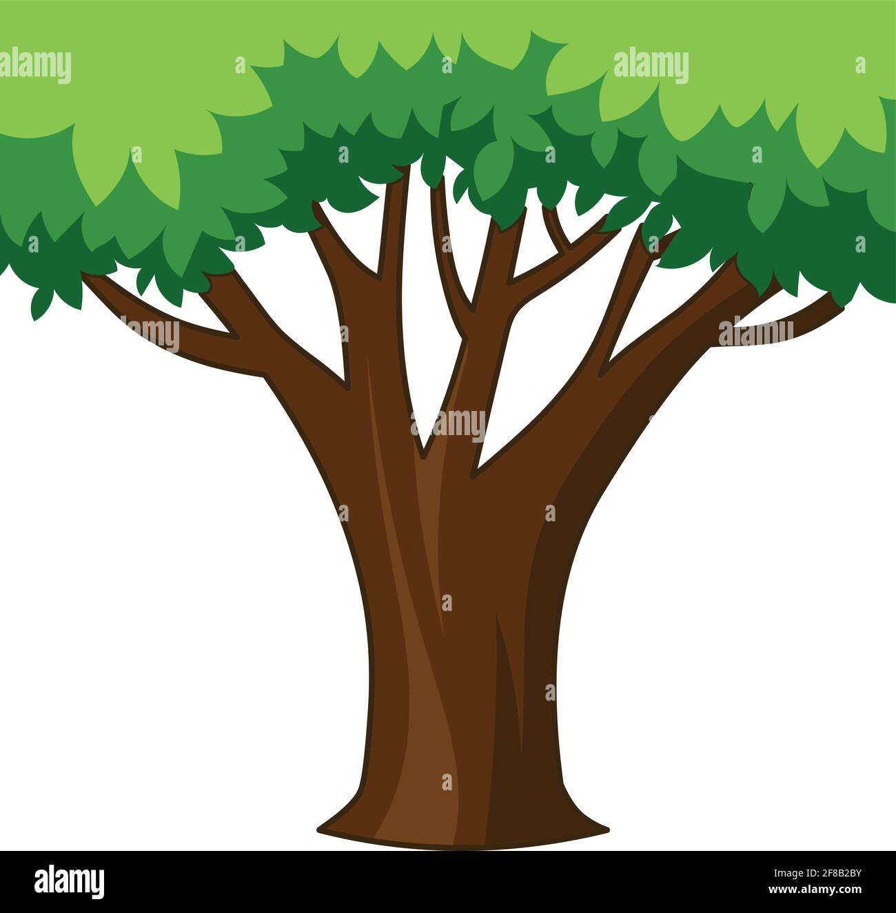 Tree isolated vector illustration Stock Vector Image & Art - Alamy