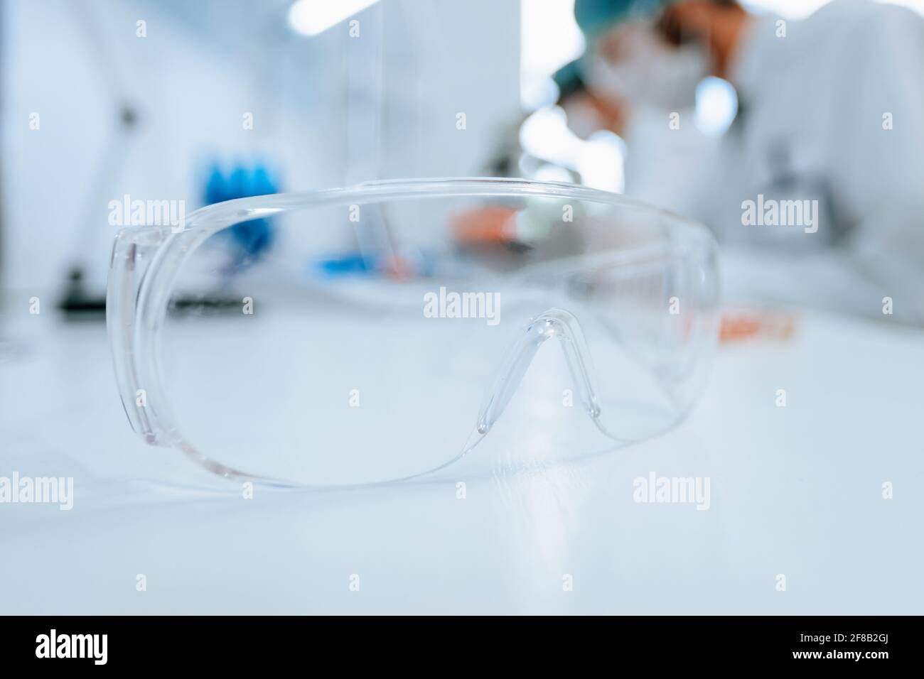 background image of scientists working in a scientific laboratory Stock ...