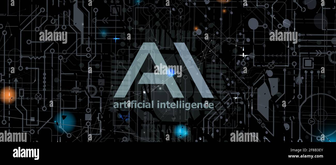 Abstract Artificial intelligence. Cloud computing. Machine learning ...