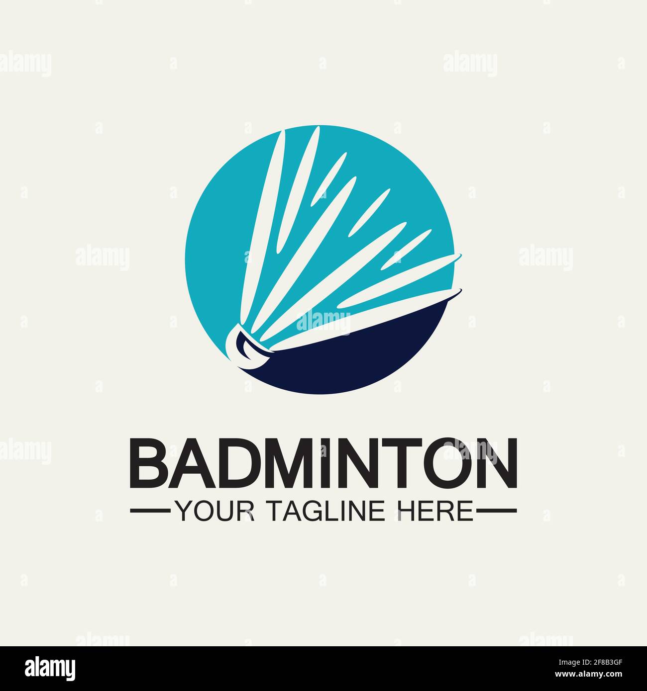 Badminton Logo vector icon illustration design template.Badminton ...