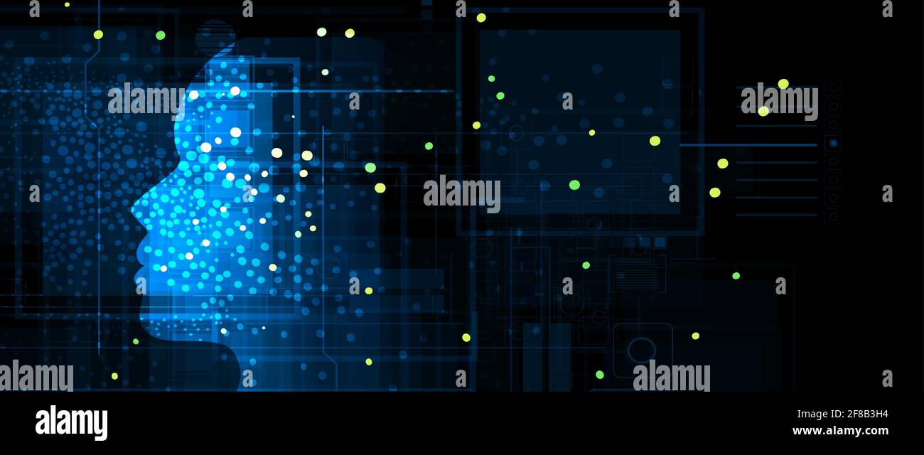 Abstract Artificial intelligence. Cloud computing. Machine learning ...