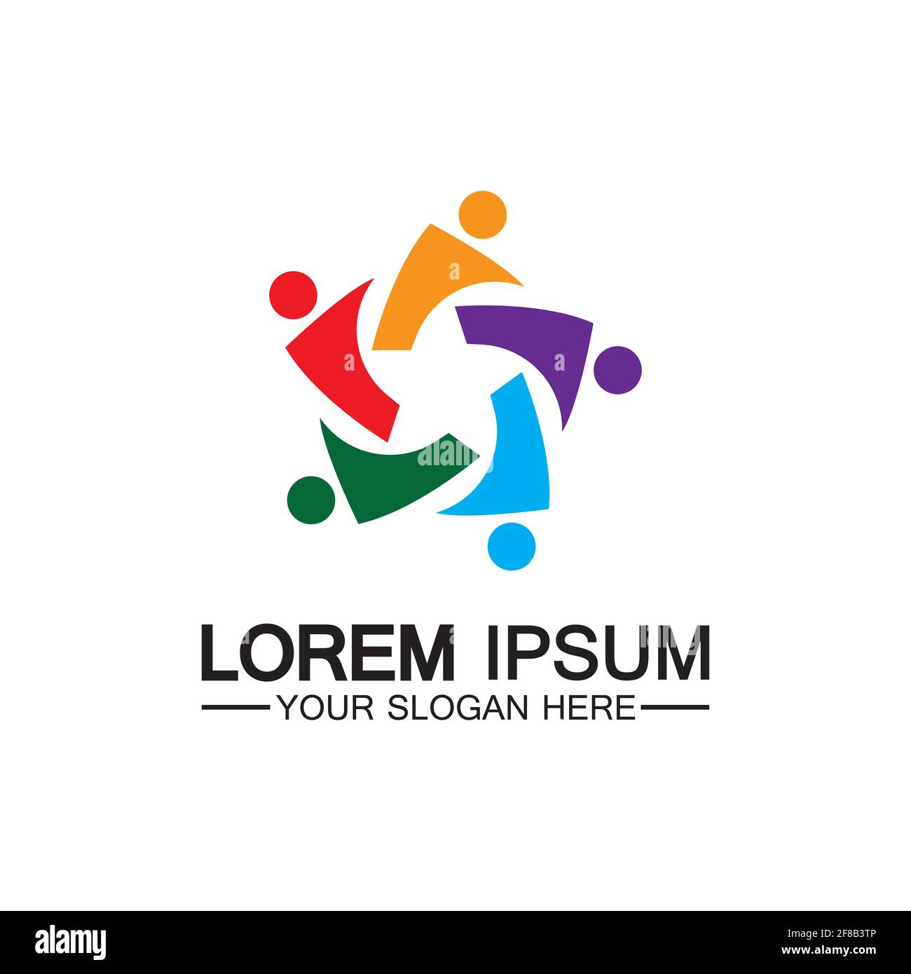 Star people logo design. Star community vector logo. star community ...