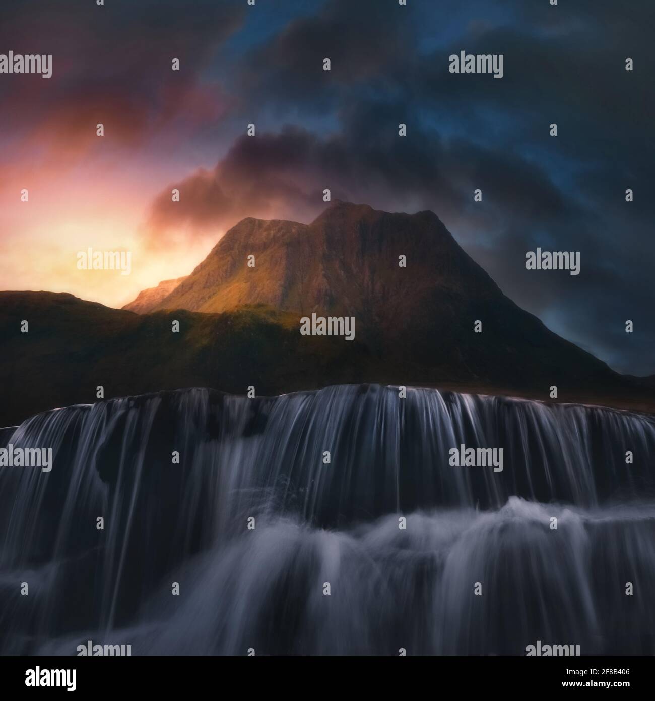 Glencoe waterfall hi-res stock photography and images - Alamy