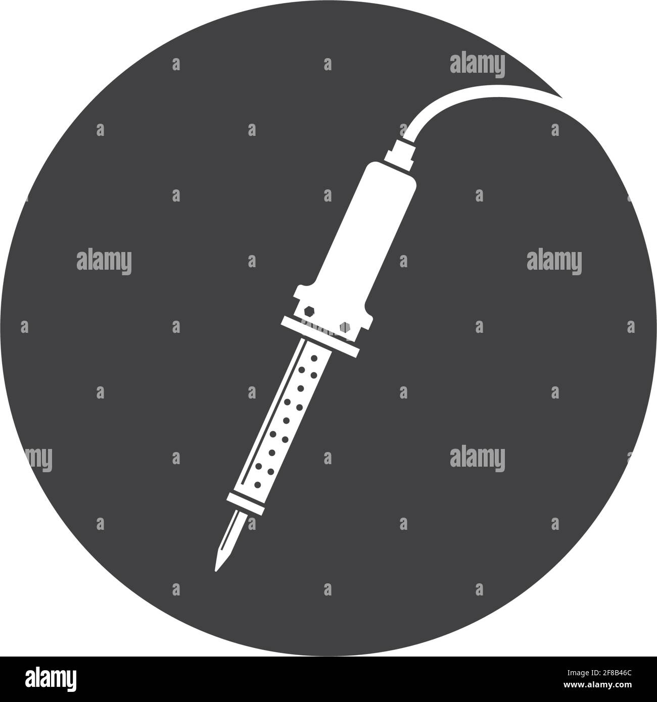 Man Soldering Stock Vector Images - Alamy