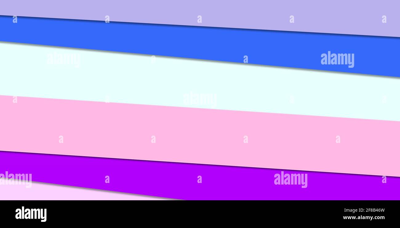 Paper sheets with pride flag colors Stock Photo - Alamy