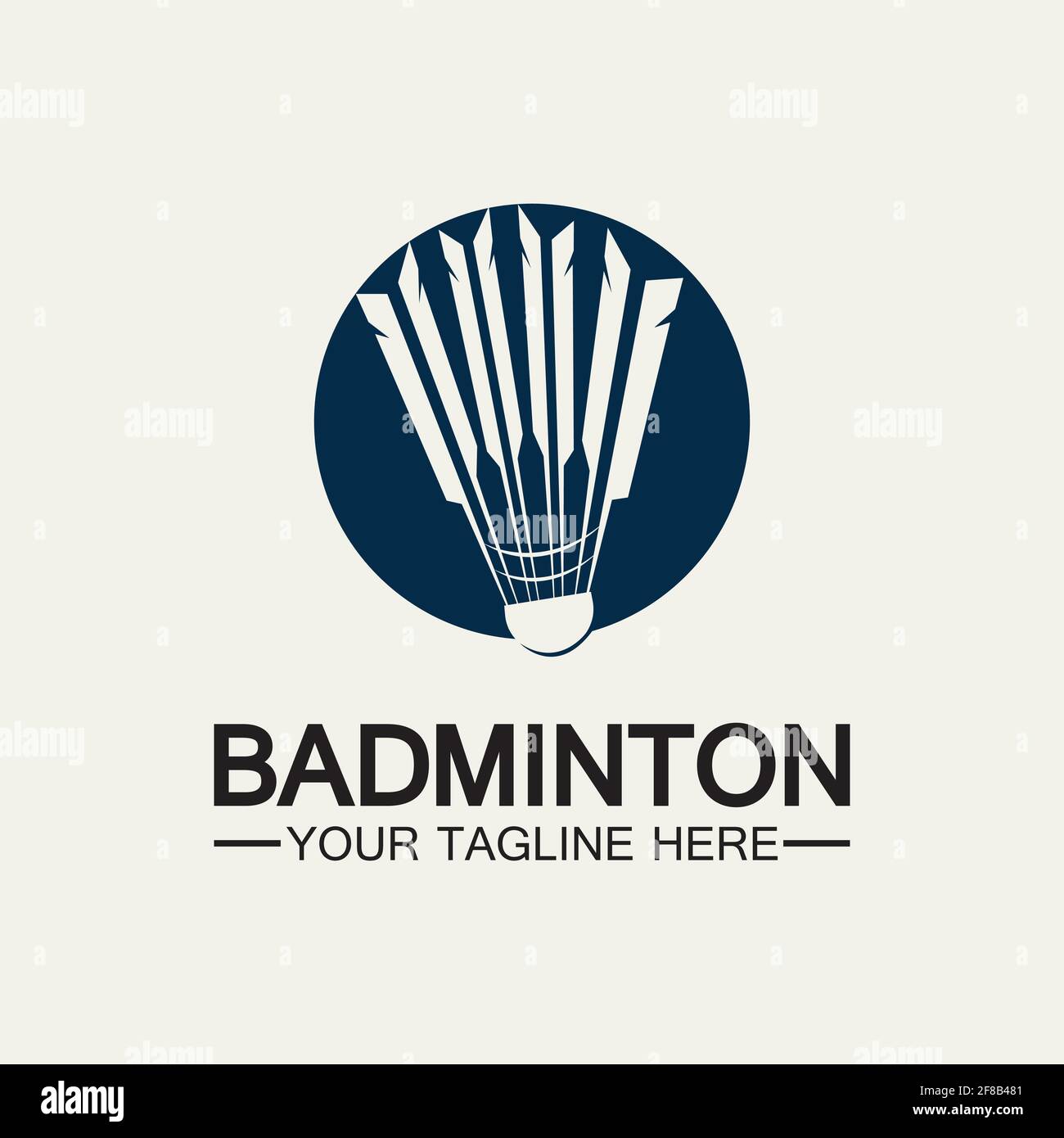 Badminton Logo vector icon illustration design template.Badminton ...