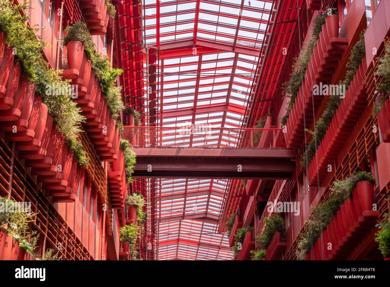 SHANGHAI, CHINA - APRIL 13, 2021 - A newly built building in downtown ...
