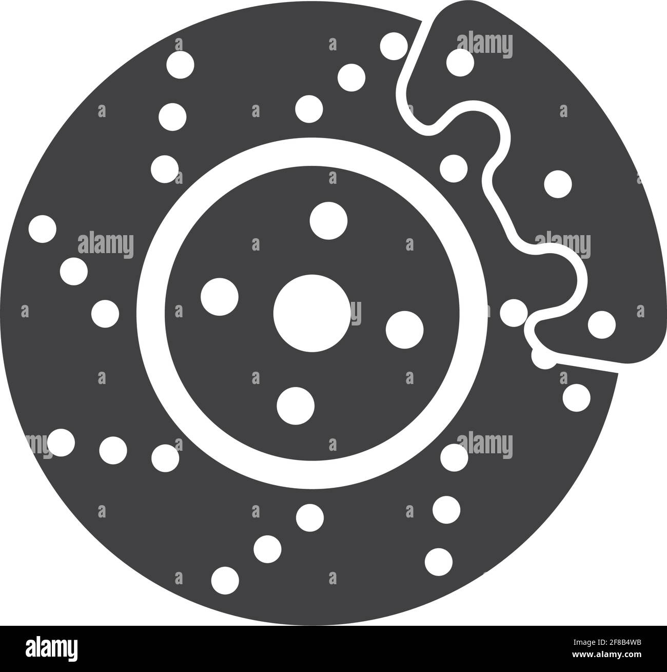 Brake pad illustration Cut Out Stock Images & Pictures - Alamy