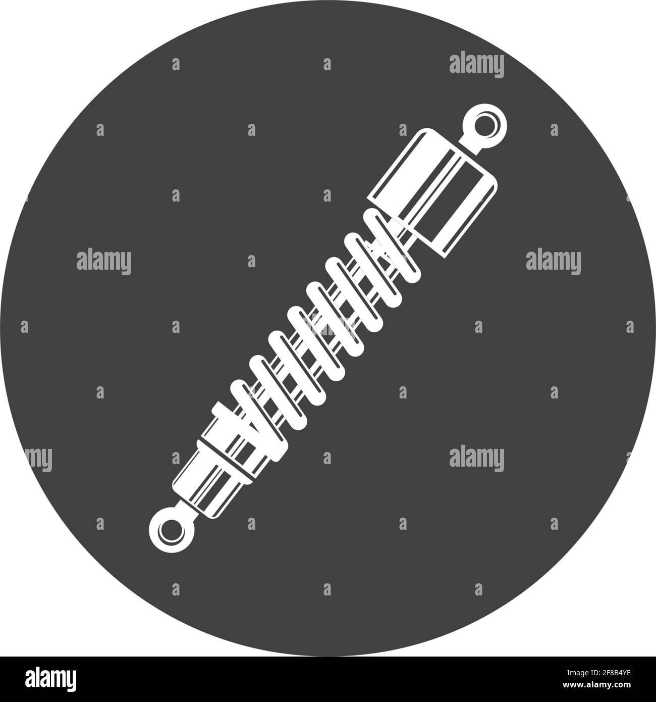 Motorcycle shock absorber Stock Vector Images - Alamy