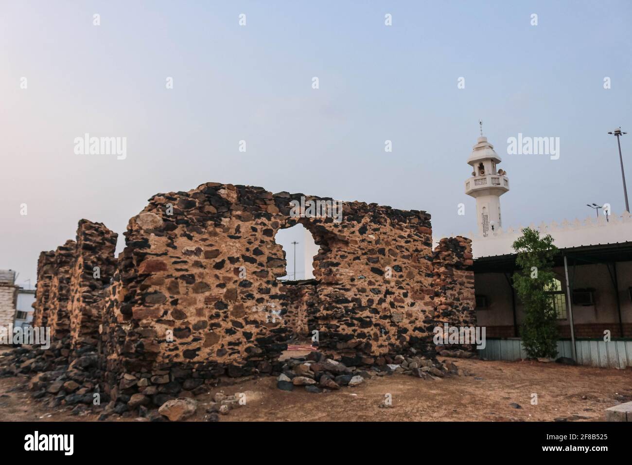old makkah haram border Stock Photo - Alamy