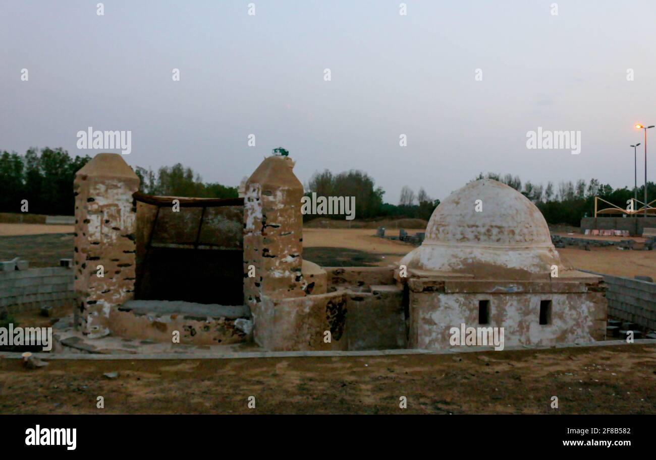 old makkah haram border Stock Photo - Alamy