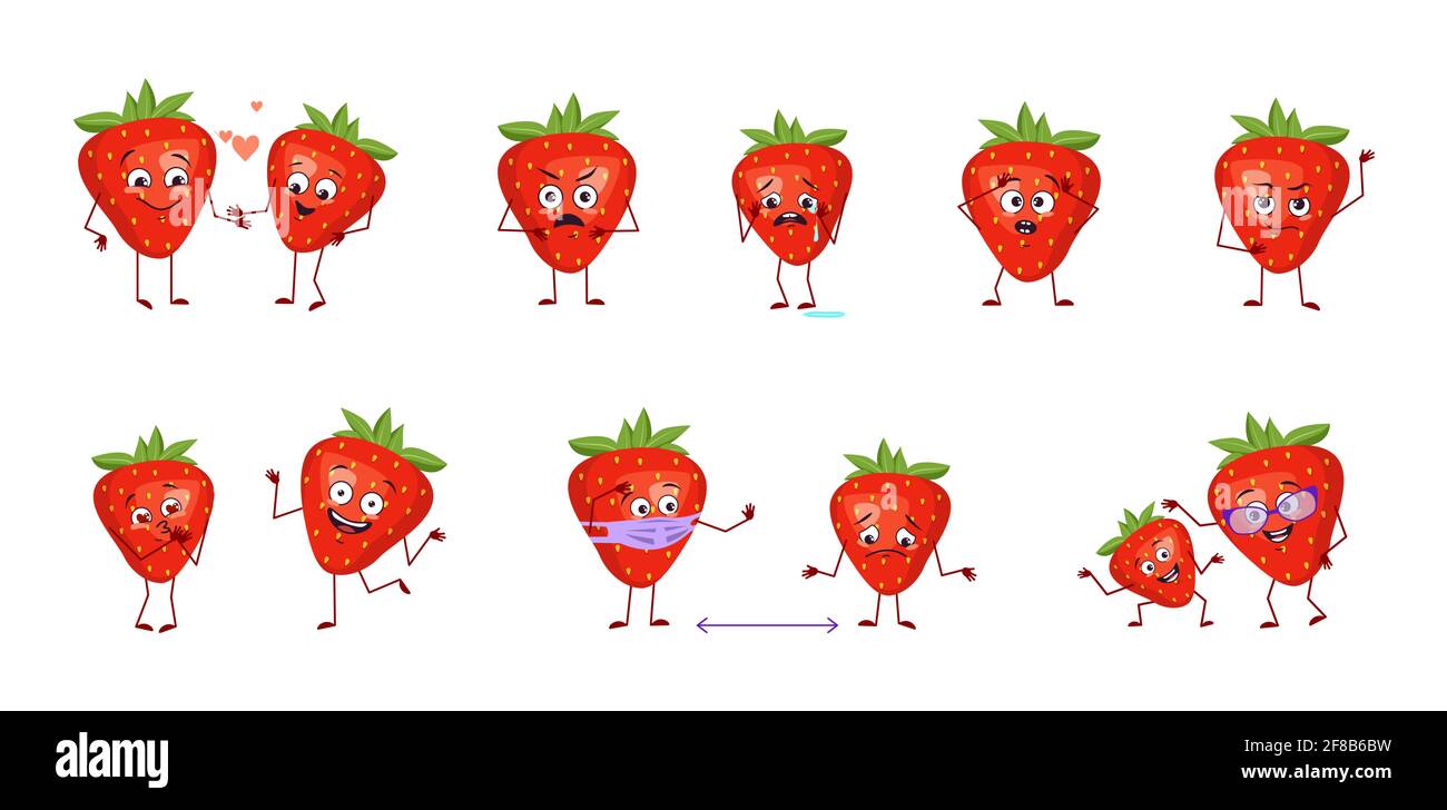 Strawberry symbol Stock Vector Images - Alamy