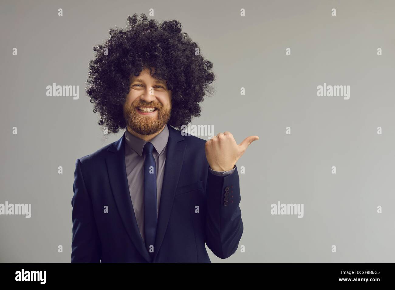 Business man pointing suit isolated hi-res stock photography and images ...