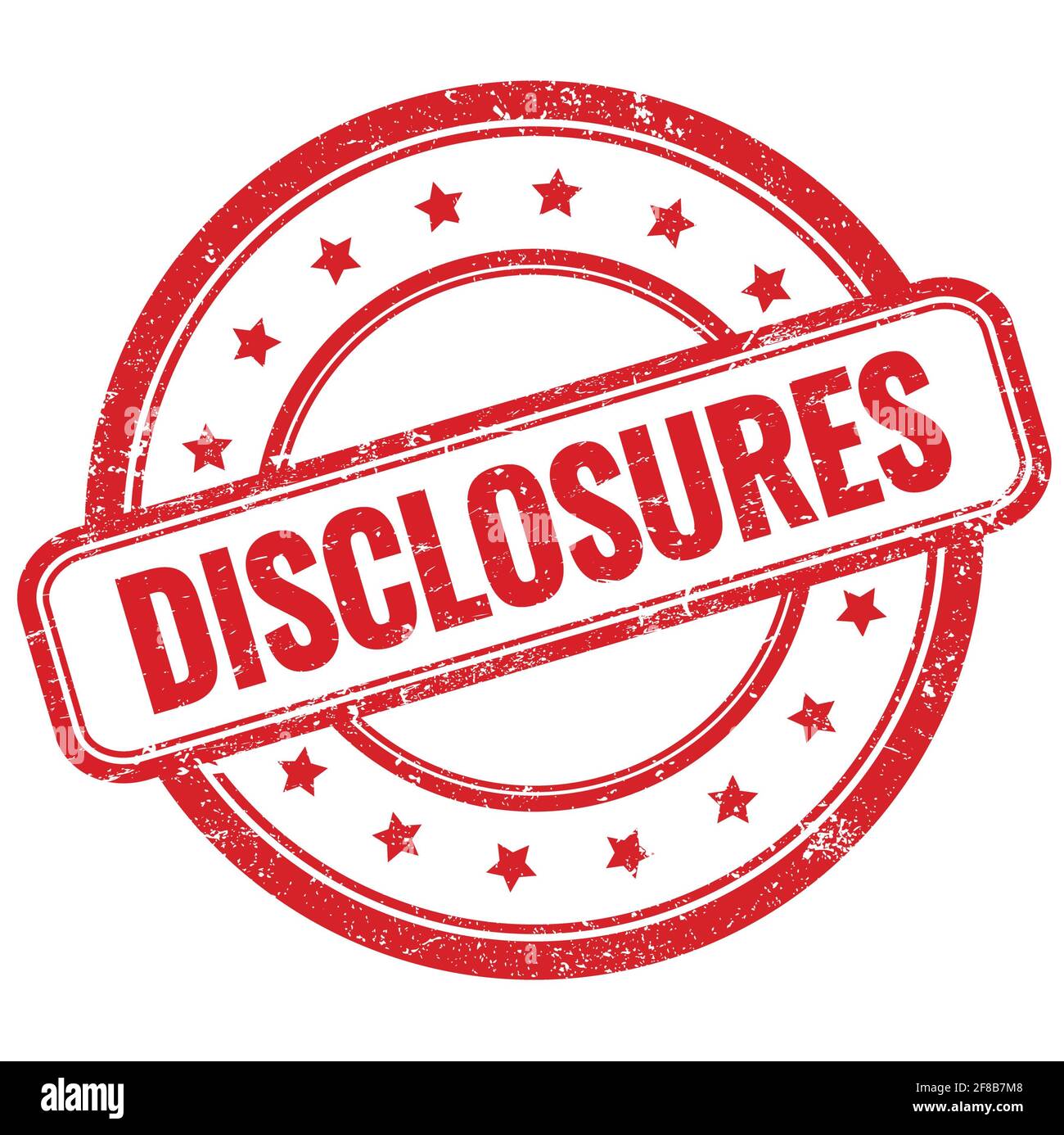 Disclosures stamp hi-res stock photography and images - Alamy