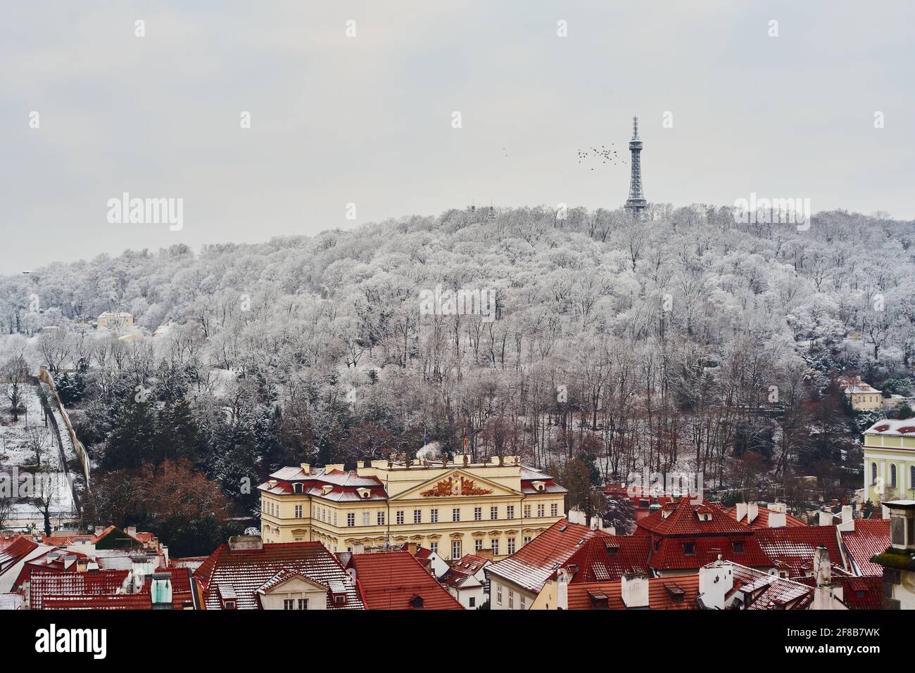 Panorama view of Petrin Hill Stock Photo - Alamy