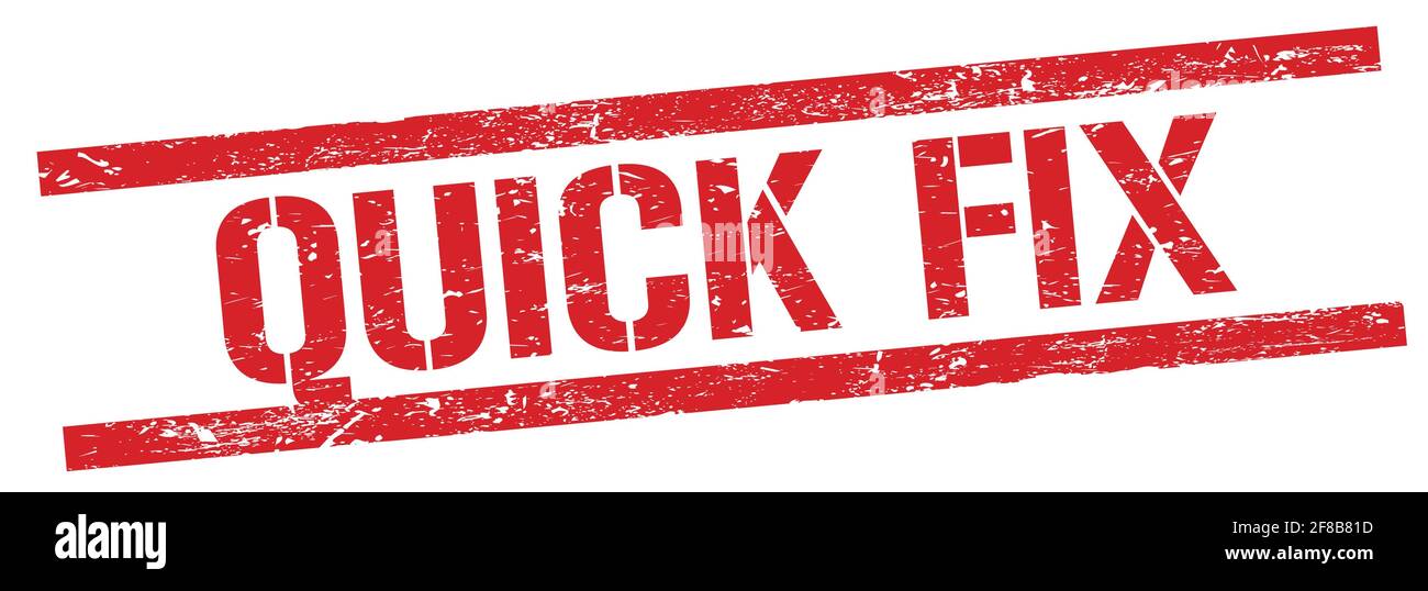 Quick fix stamp hi-res stock photography and images - Alamy