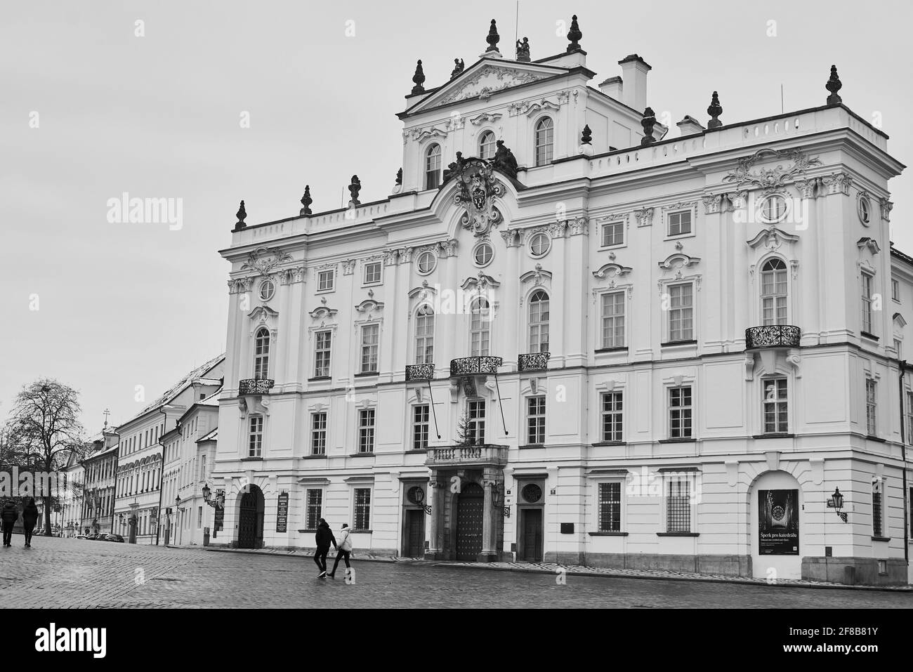 PRAGUE, CZECH REPUBLIC - Jan 07, 2021: Prague, Czech Republic - January ...
