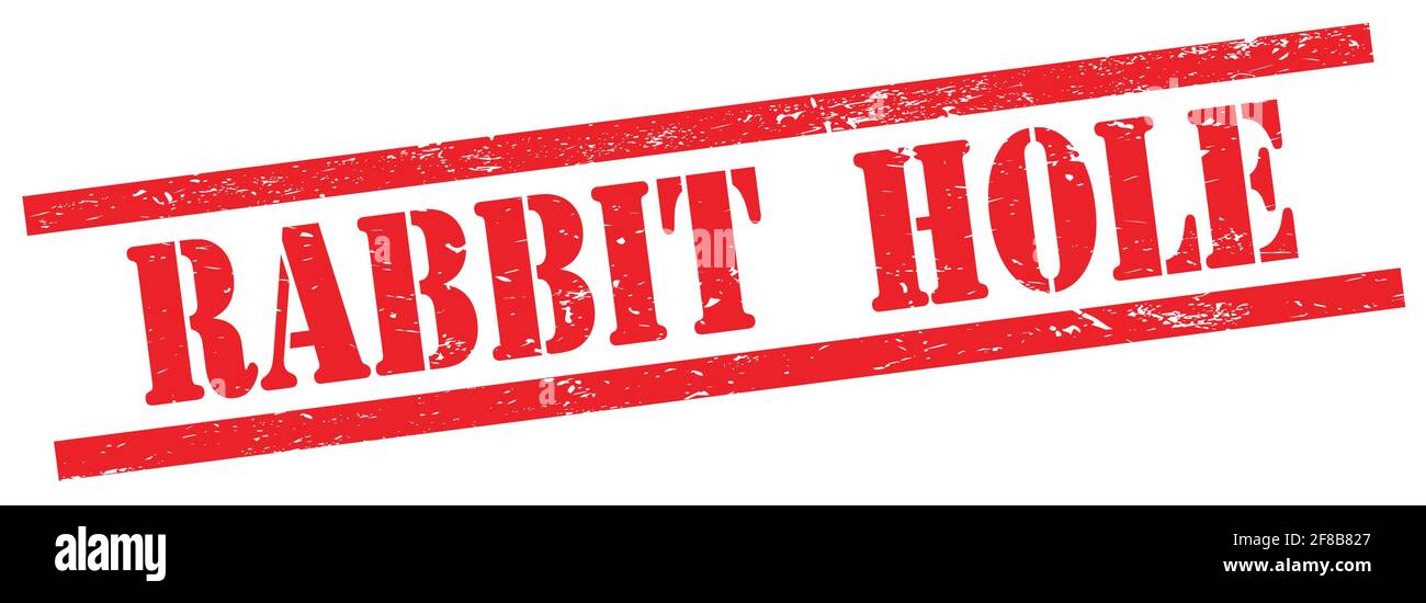 Rabbit hole word hi-res stock photography and images - Alamy