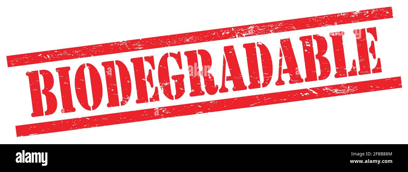 Biodegradable stamp sign seal hi-res stock photography and images - Alamy