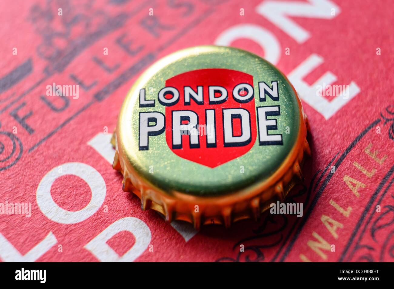 New branding of Fullers London Pride Beer Stock Photo - Alamy