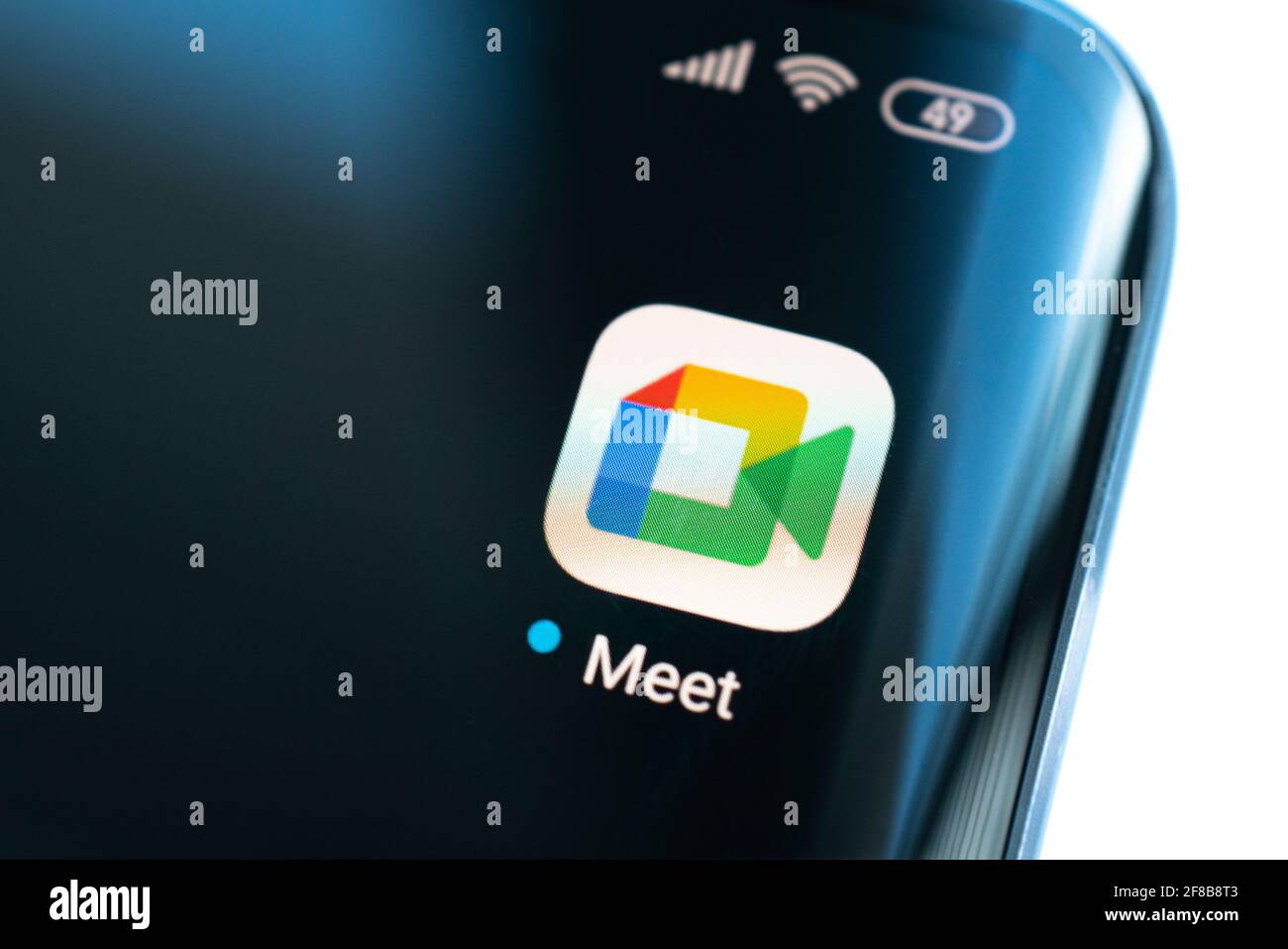 Google Meet app icon. Google Meet is a video - communication service ...