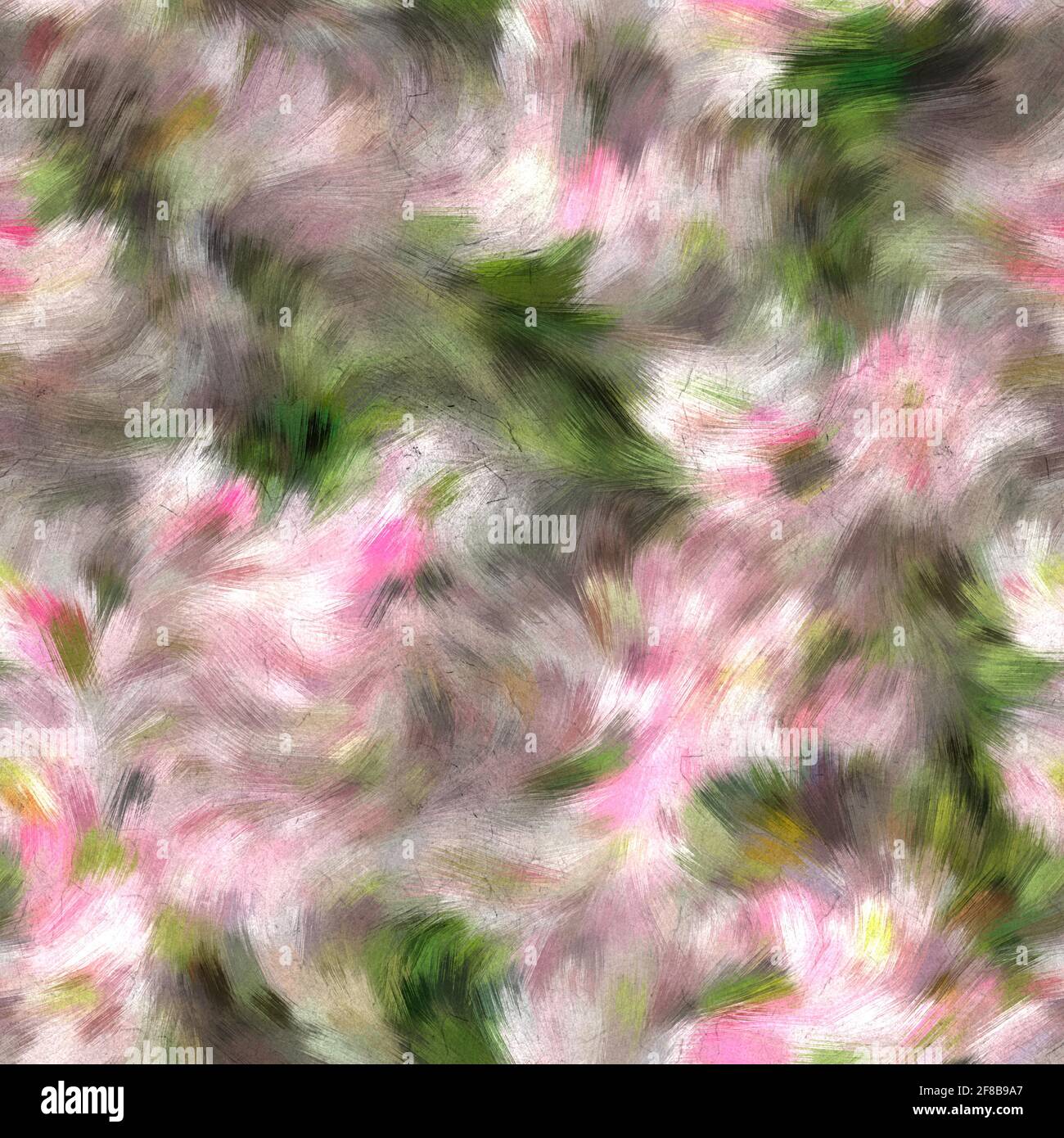 Seamless faux digital painted floral pattern print Stock Photo - Alamy