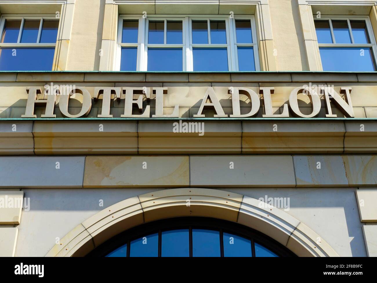 Hotel Adlon Kempinski Berlin, luxury hotel in Berlin, Germany Stock ...