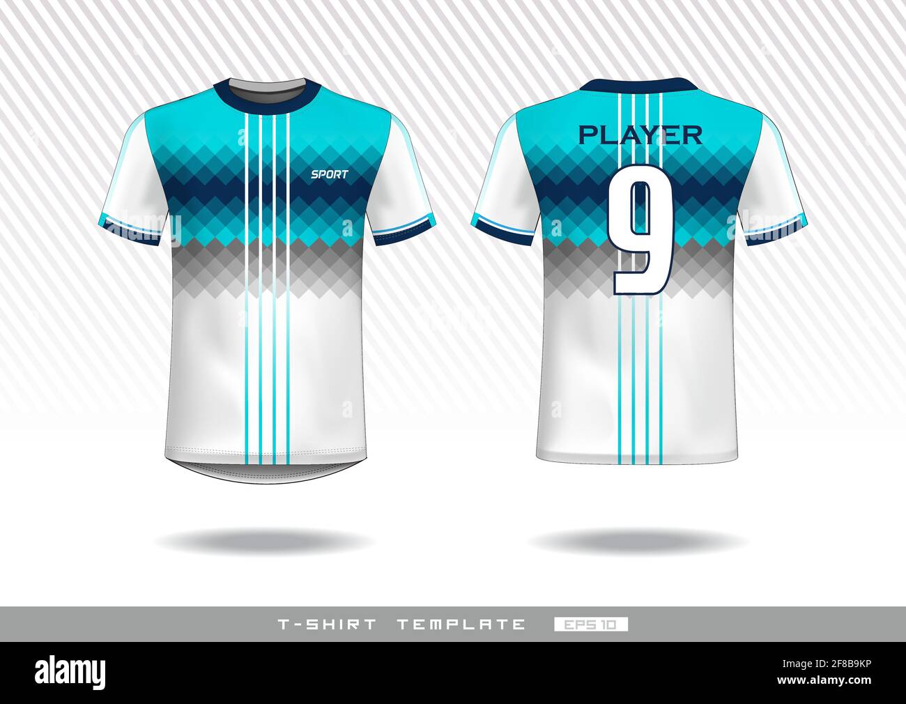 sports t shirt template. uniform design. team wear design. prints ...