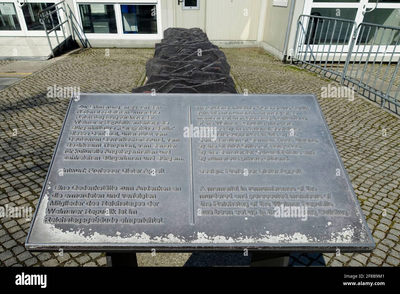 Memorial to the Murdered Members of the Reichstag Stock Photo - Alamy