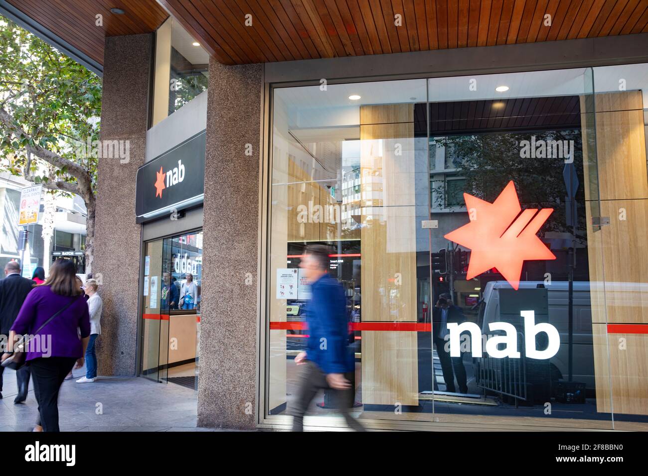 NAB national australia bank branch in Sydney city centre,NSW,Australia ...
