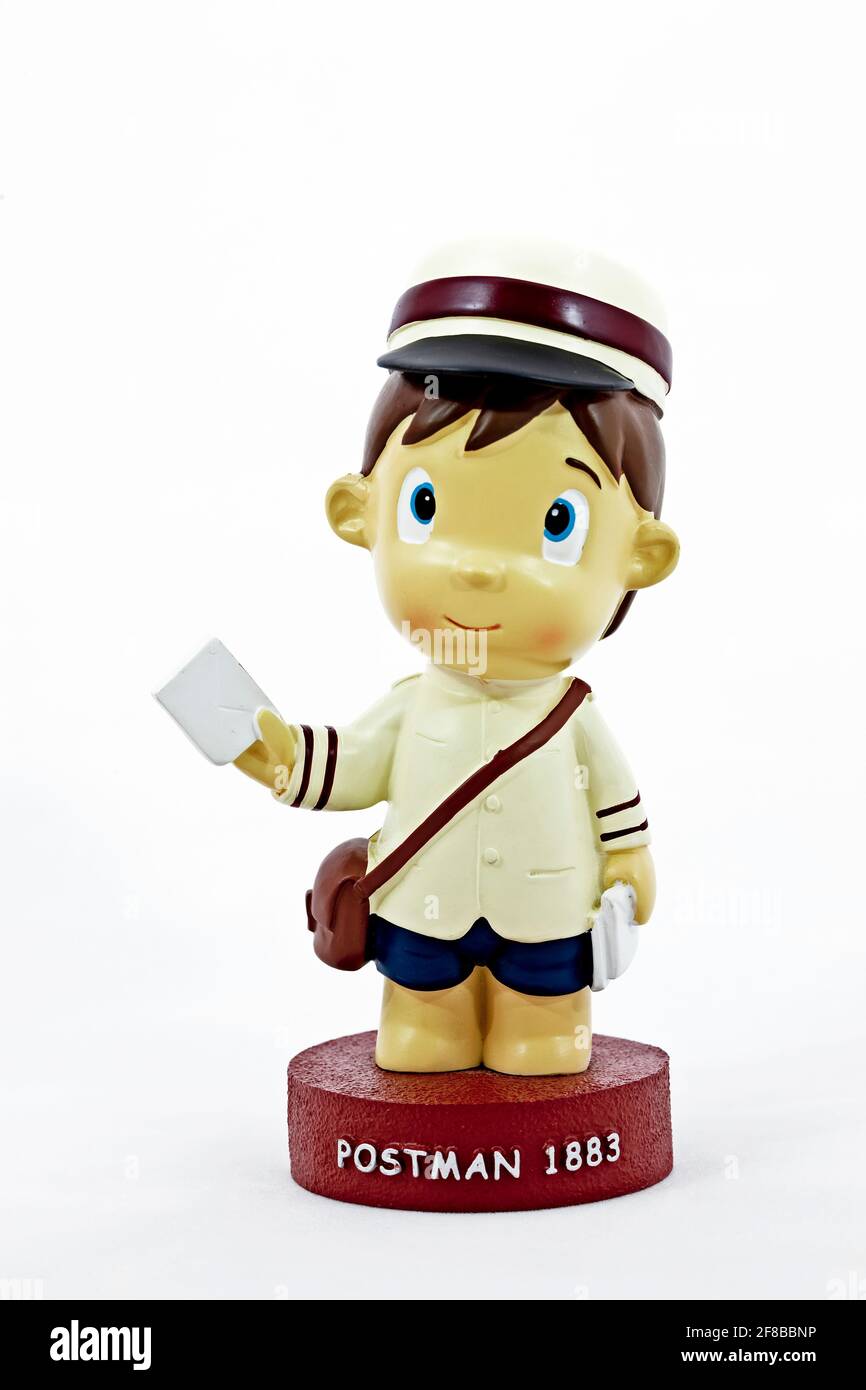 Thailand post office commemorative figure in recognition of years in ...