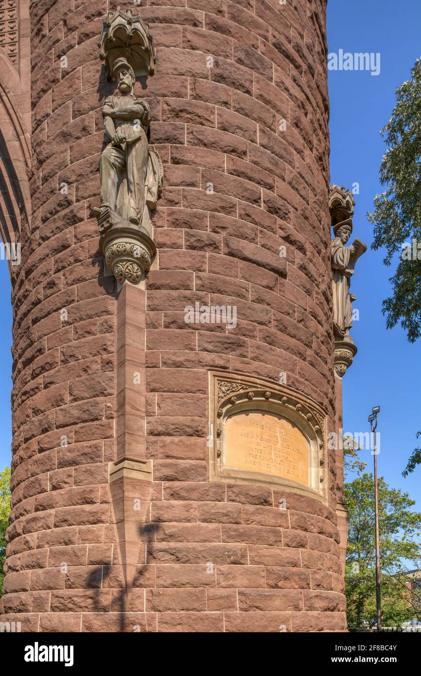 Detail from Soldiers and Sailors Memorial Arch, an American Civil War ...