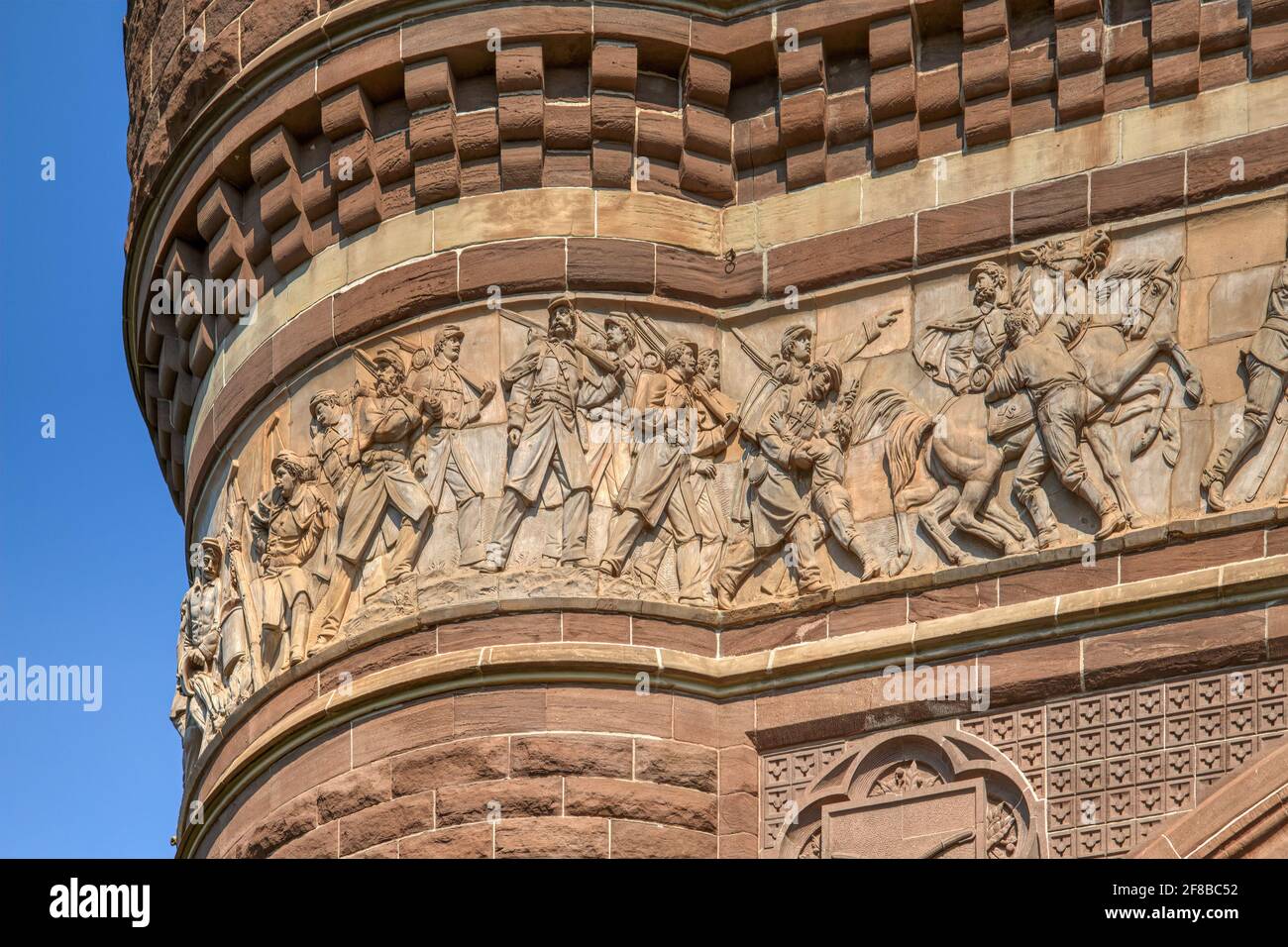 Detail from Soldiers and Sailors Memorial Arch, an American Civil War ...