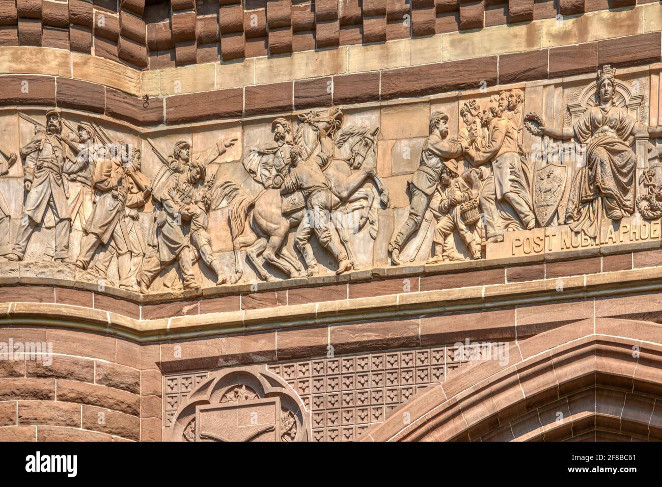 Detail from Soldiers and Sailors Memorial Arch, an American Civil War ...