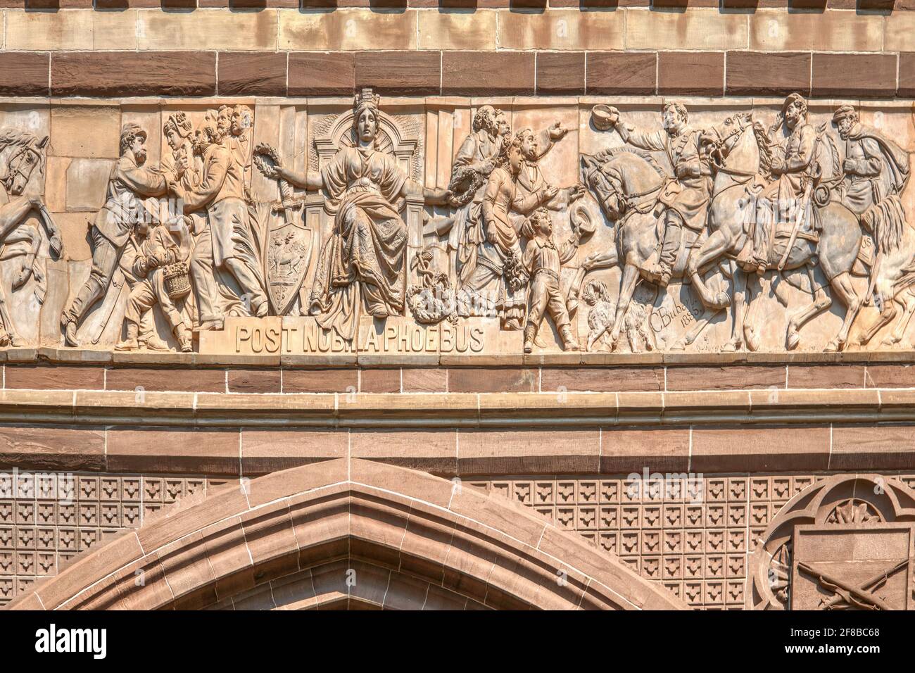 Detail from Soldiers and Sailors Memorial Arch, an American Civil War ...