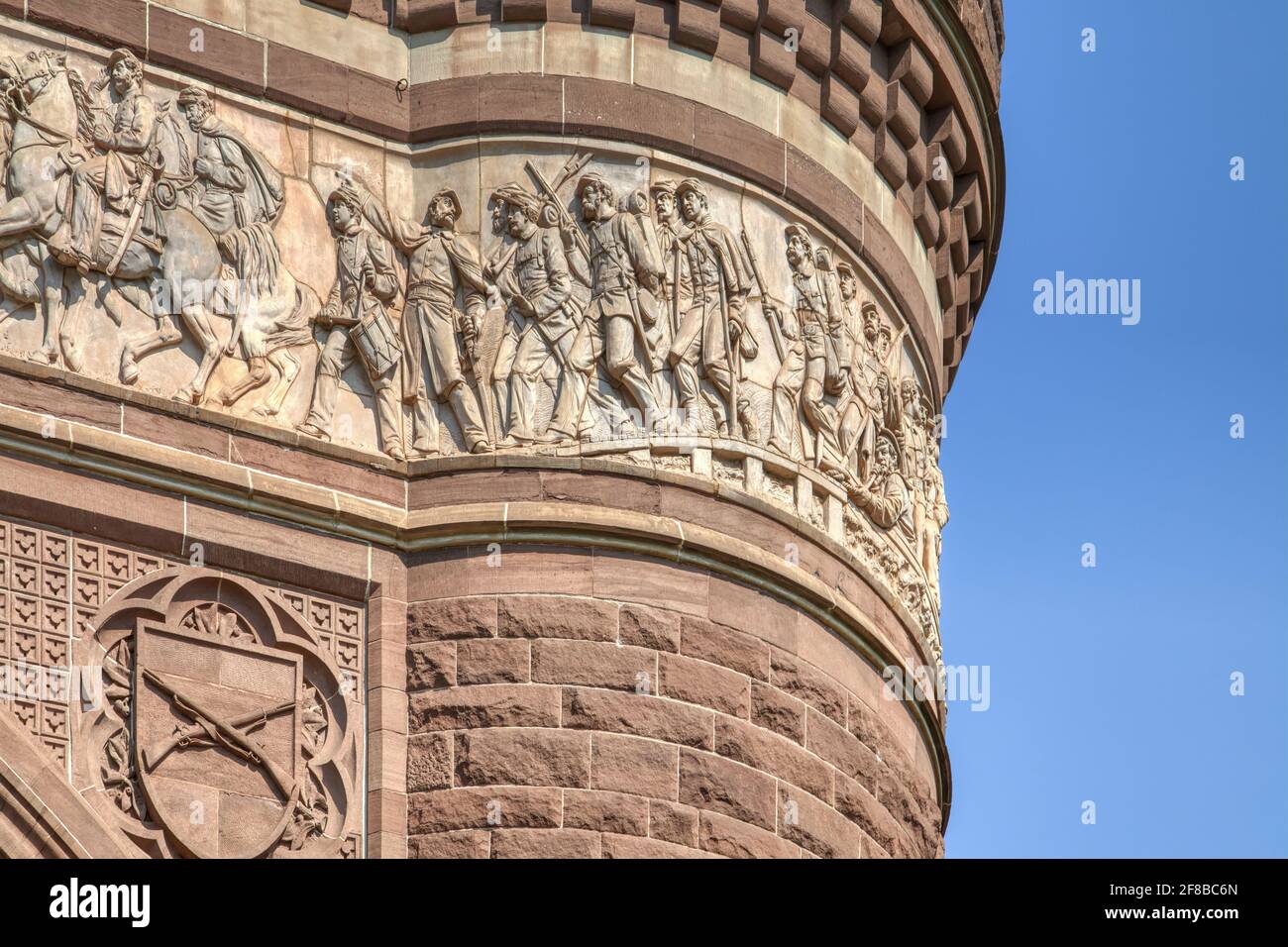Detail from Soldiers and Sailors Memorial Arch, an American Civil War ...