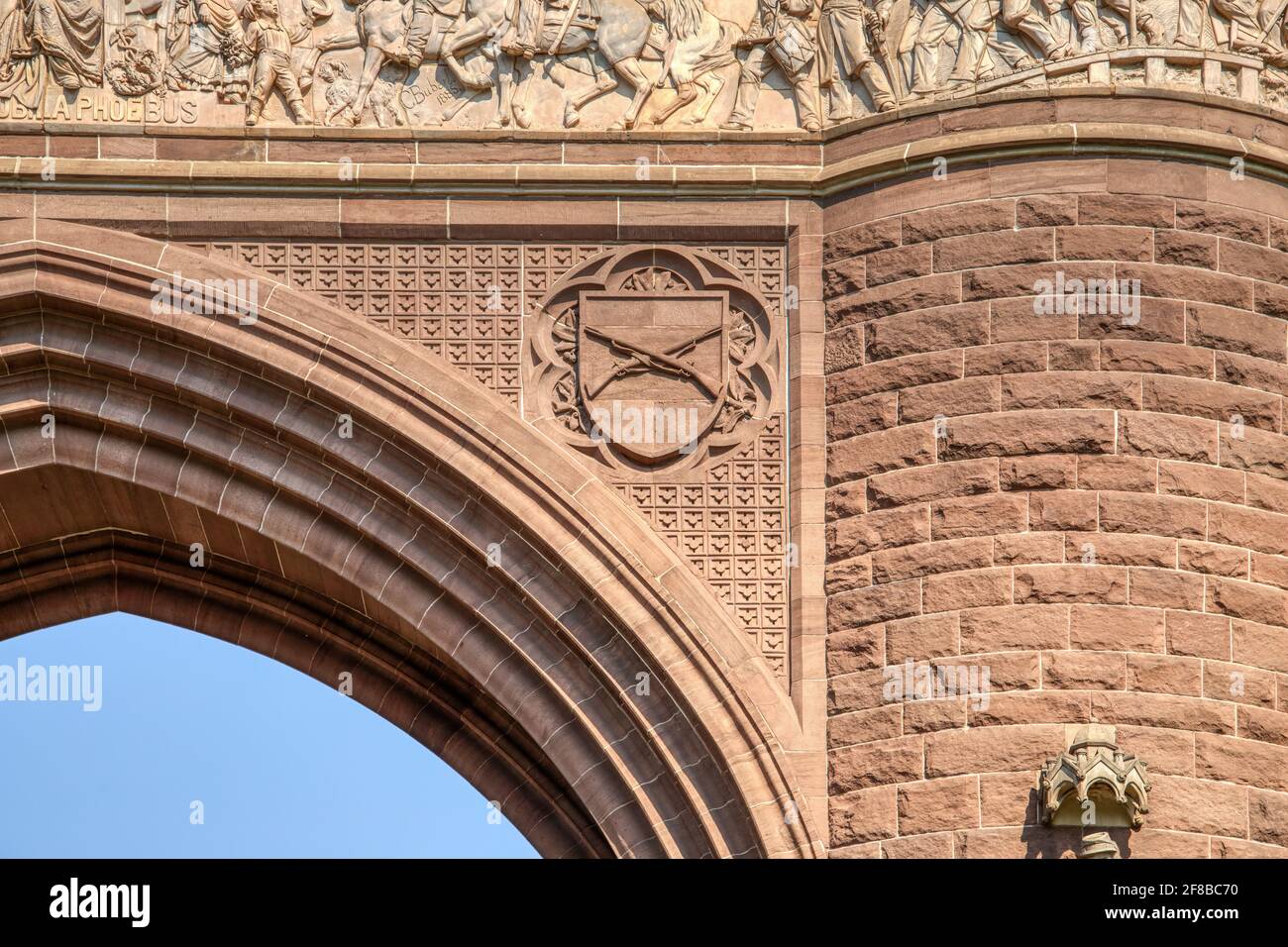 Detail from Soldiers and Sailors Memorial Arch, an American Civil War ...
