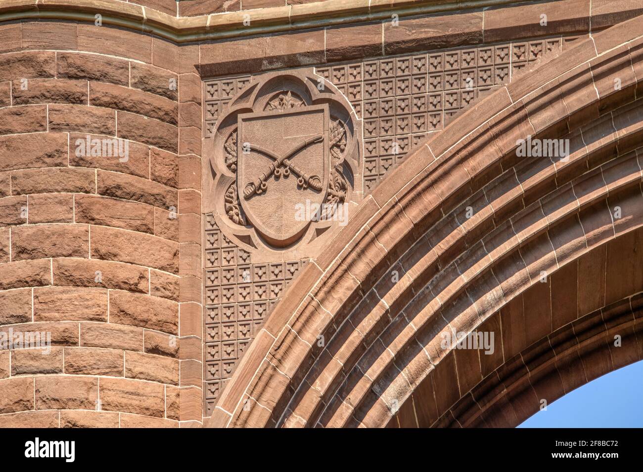 Detail from Soldiers and Sailors Memorial Arch, an American Civil War ...