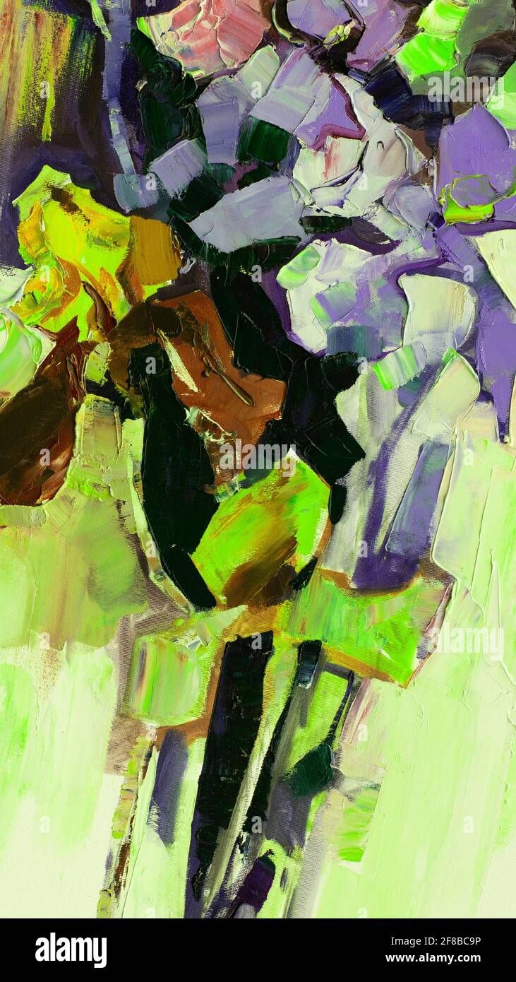 oil painting fragment, abstract illustration Stock Photo - Alamy