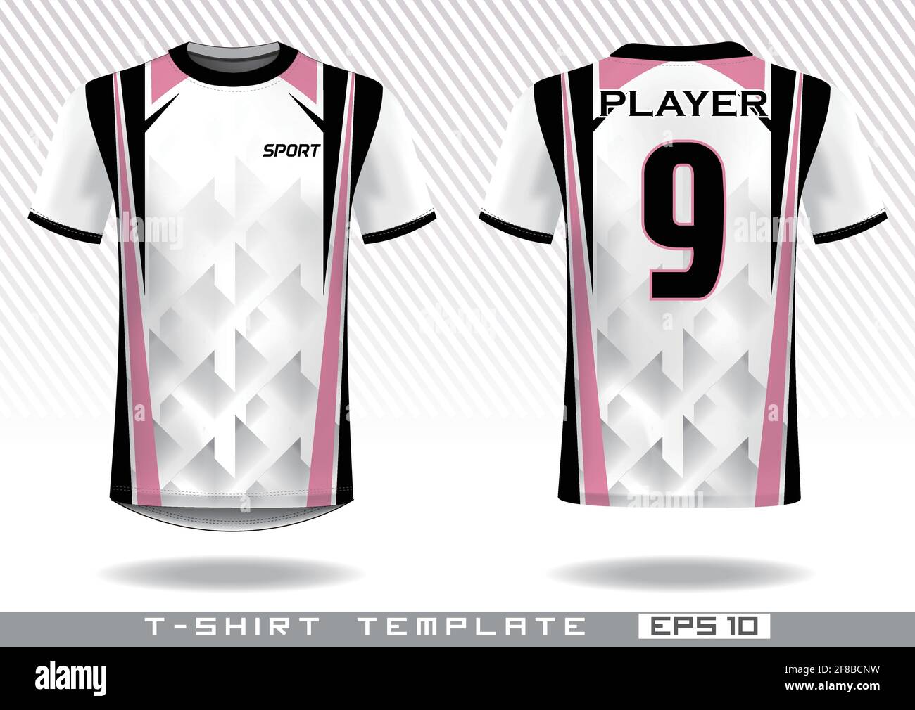 sports t shirt template. uniform design. team wear design. prints ...