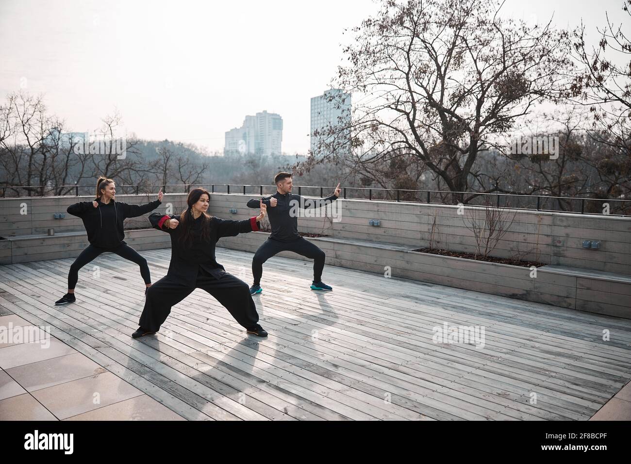 Tai Chi Group High Resolution Stock Photography and Images - Alamy
