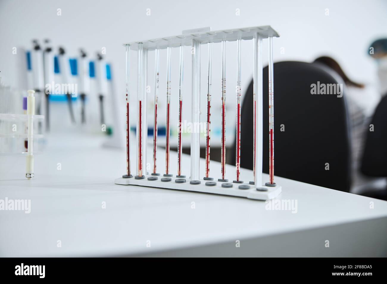 Graduated glass droppers with printed measurement marks Stock Photo - Alamy